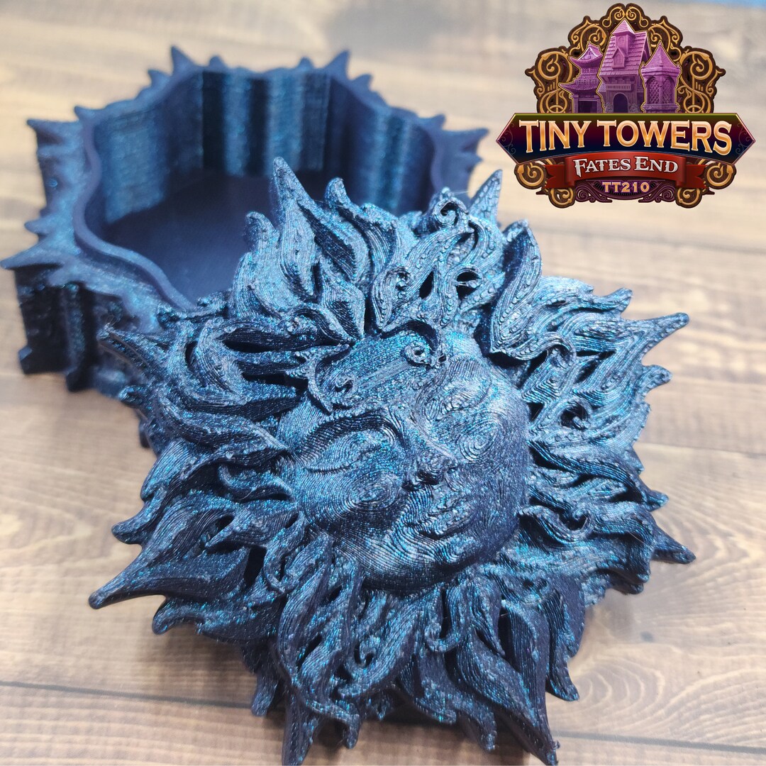 Embrace the Cosmos: 3D Printed Celestial Dice/trinket Box - A Cosmic ...