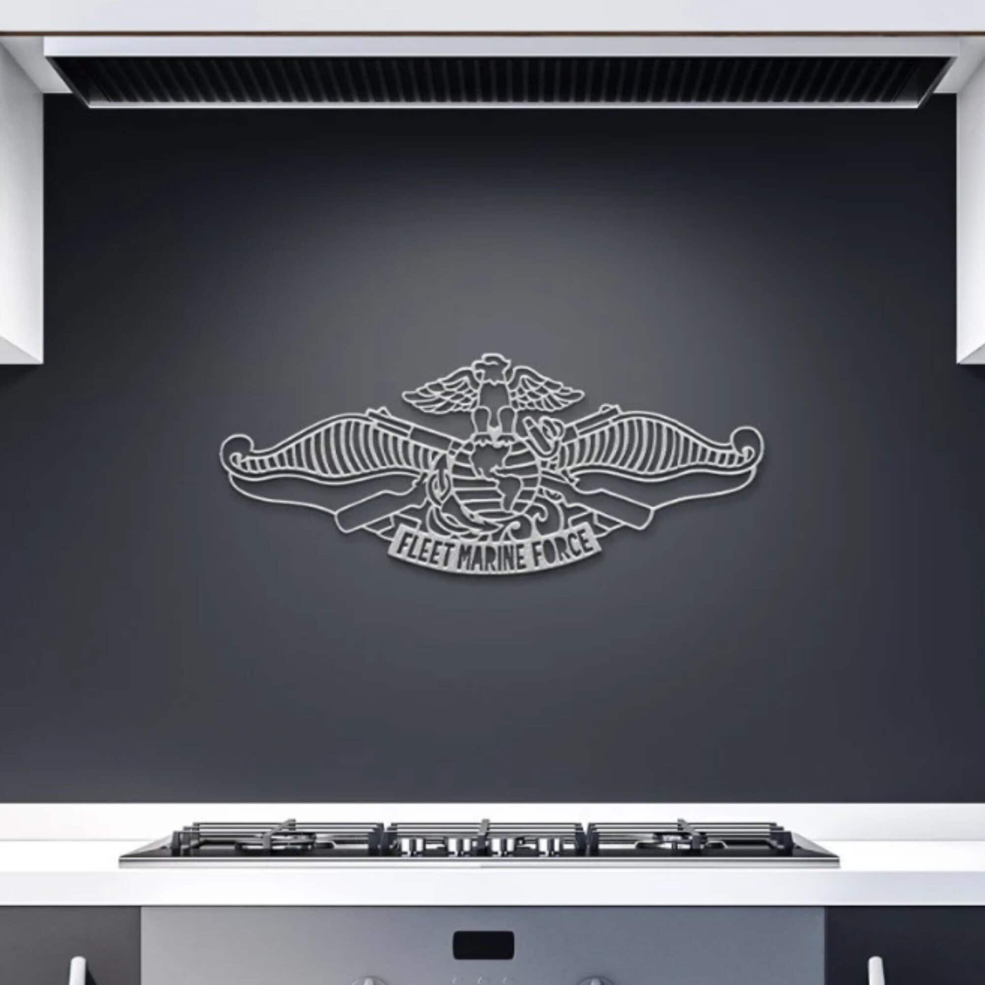 FMF Corpsman Metal Wall Art, FMF Navy Corpsman Wall Art, Navy Metal ...