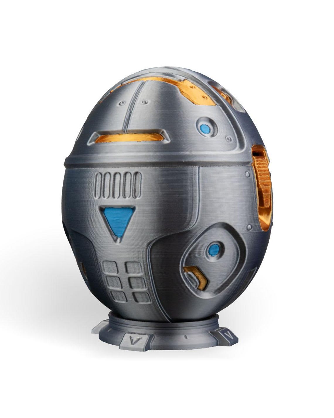 Fillable Egg Container, Cyberpunk Mecha Egg Decor - Sci-fi Style ...