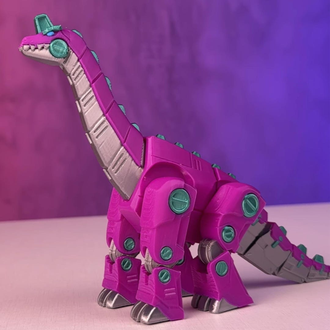 Interactive Mecha Brachiosaurus Bot With Egg - Fun STEM Dino Toy for ...
