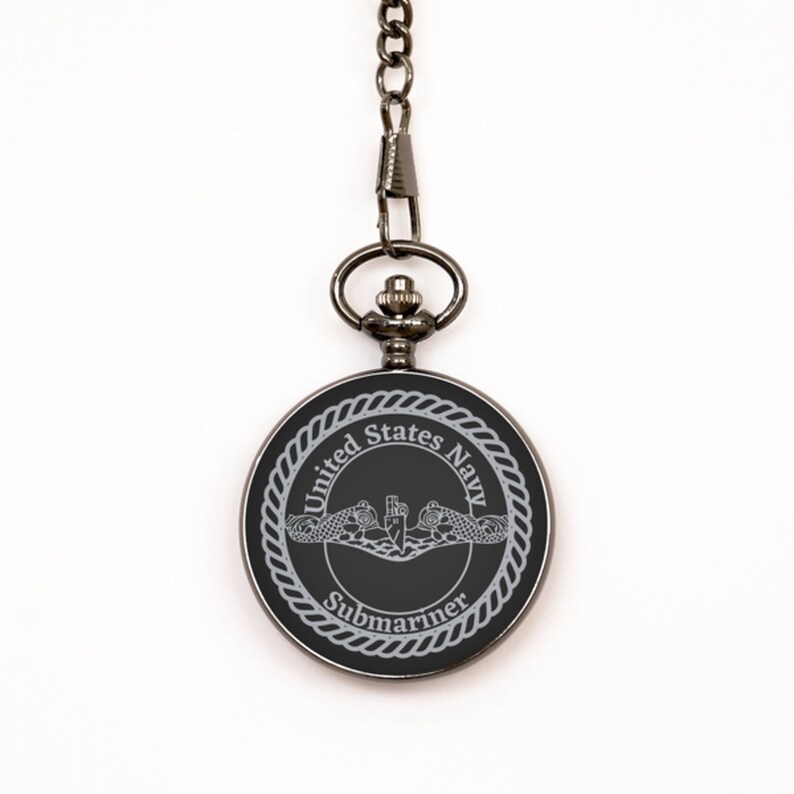 Engraved US Navy Submariner Pocket Watch Engraved Pocket - Etsy
