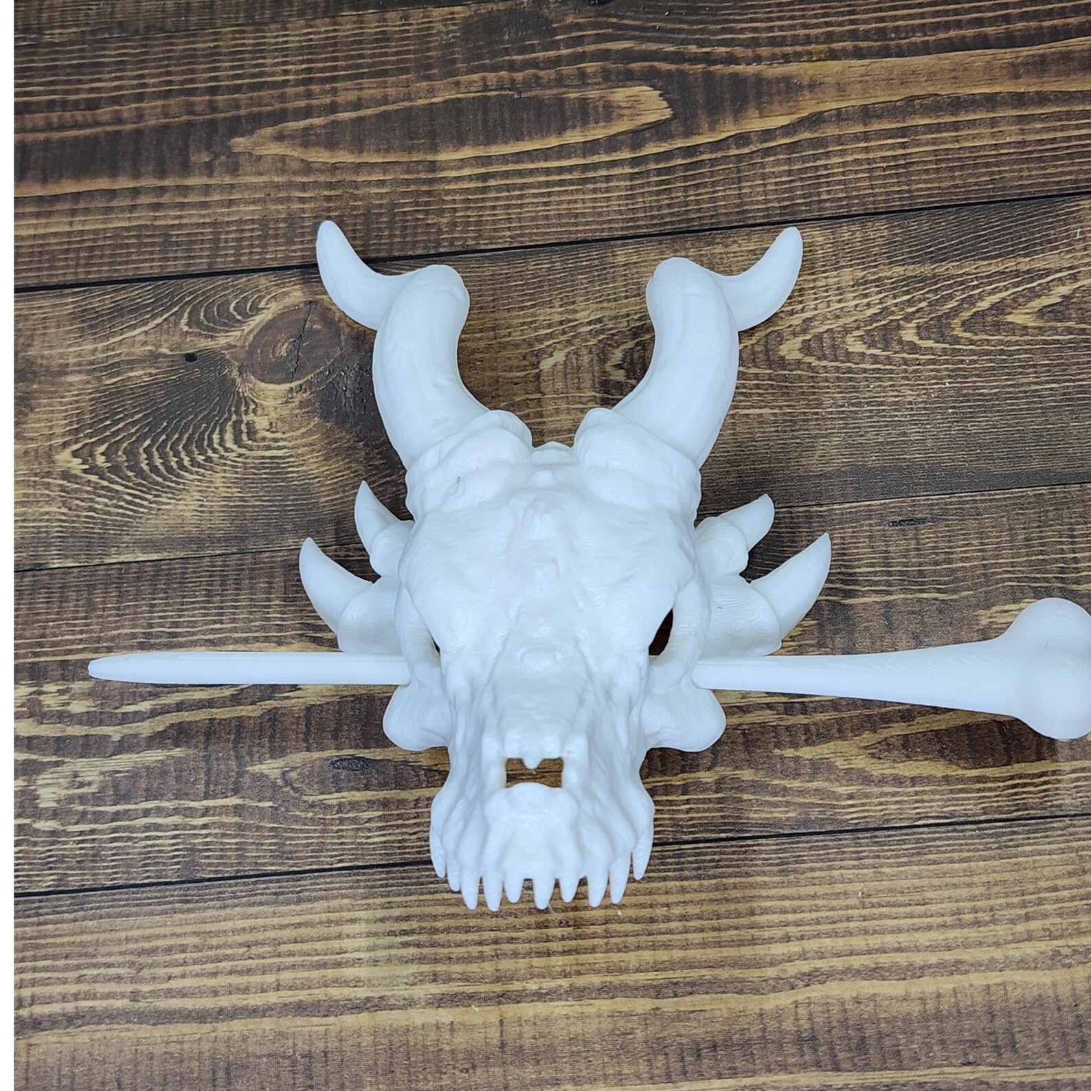 Gothic Dragon Skull Trophy Hair Pin - Statement Hair Accessory - Etsy