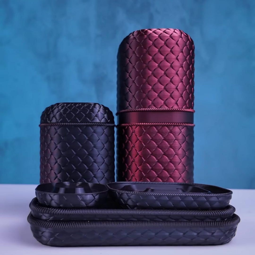 Dragonscale Bathroom Organizer Set – Tissue or Storage Box Option ...