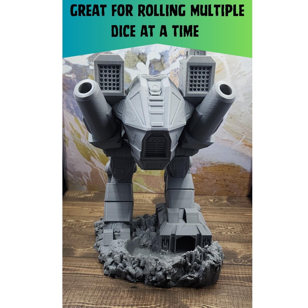 Level up Your Gaming With Arcane Titan - 3D Printed Giant Mech Dice ...