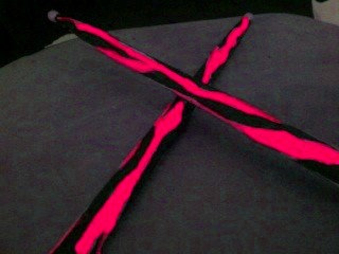 Neon Red Drumsticks Drum Sticks - Etsy