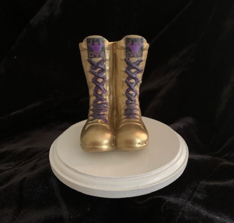 CUSTOM - OMEGA PSI Fraternity Gold Boots Cake Topper - Graduation ...
