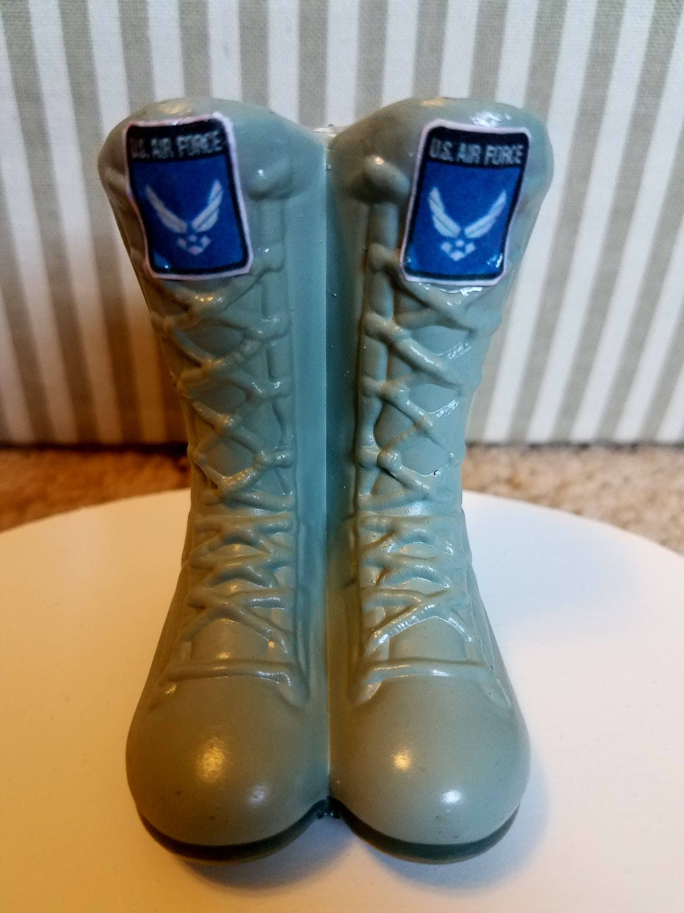 Military Air Force Wedding Cake Topper With Flight Helmet and | Etsy