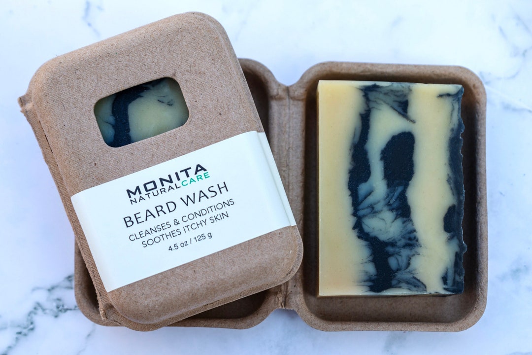Beard Wash Soap Bar, Natural Beard Soap, Natural Beard Care Essentials ...