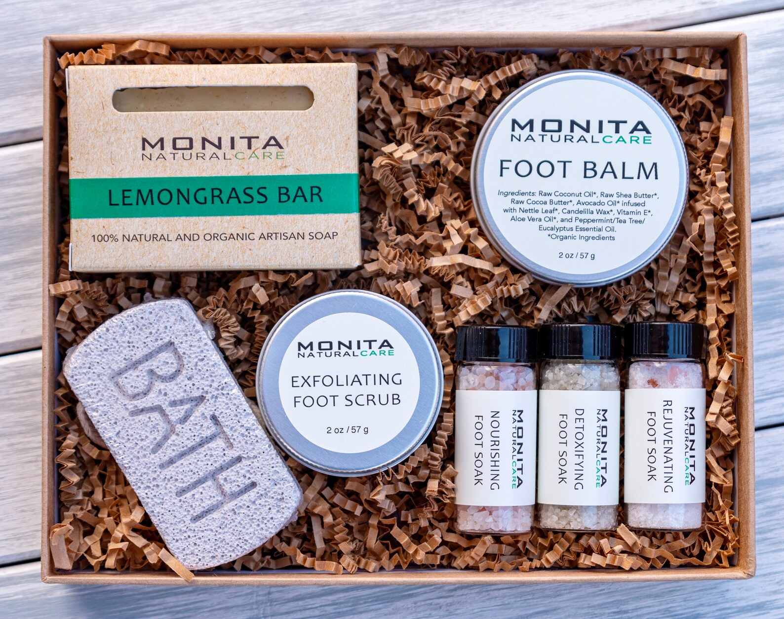 Foot Care Gift Set Foot Scrub Foot Balm Foot Soak Pedicure - Etsy