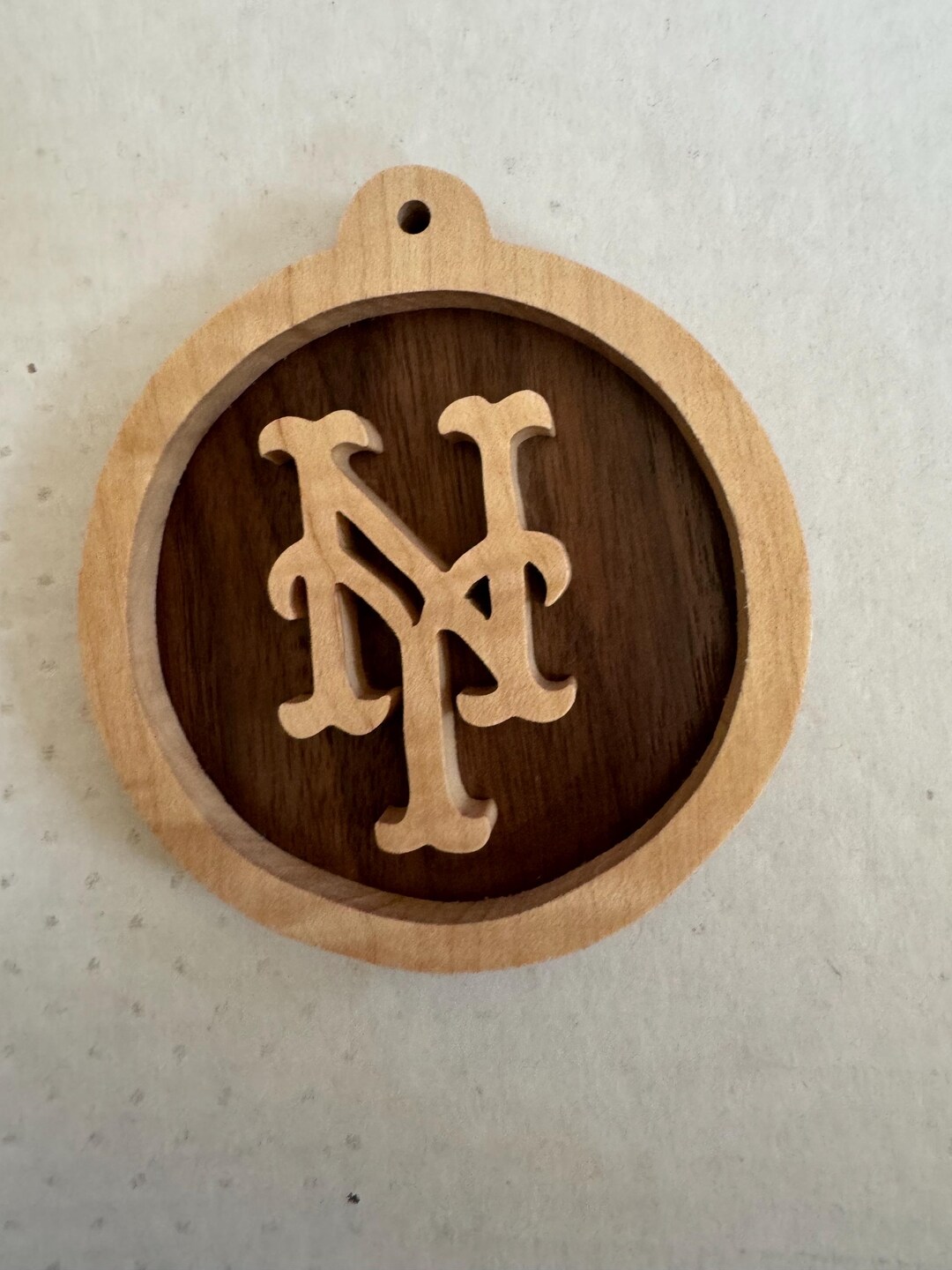 New York Mets Scroll Saw Cut Ornament - Etsy