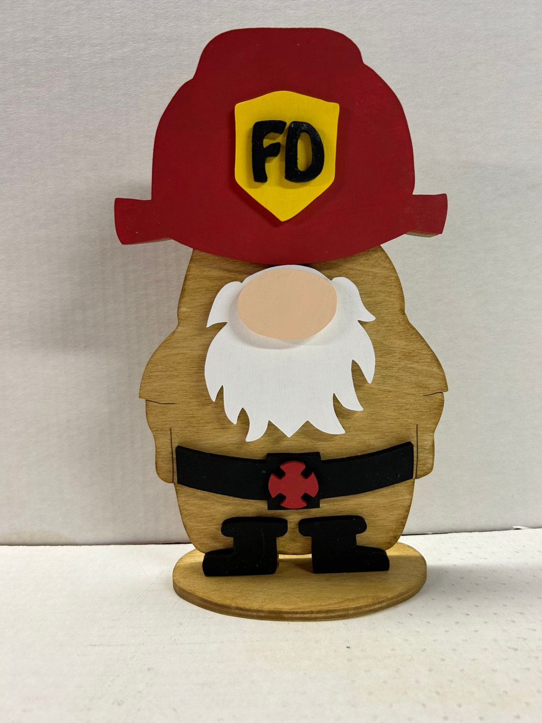 Fireman Gnome. - Etsy