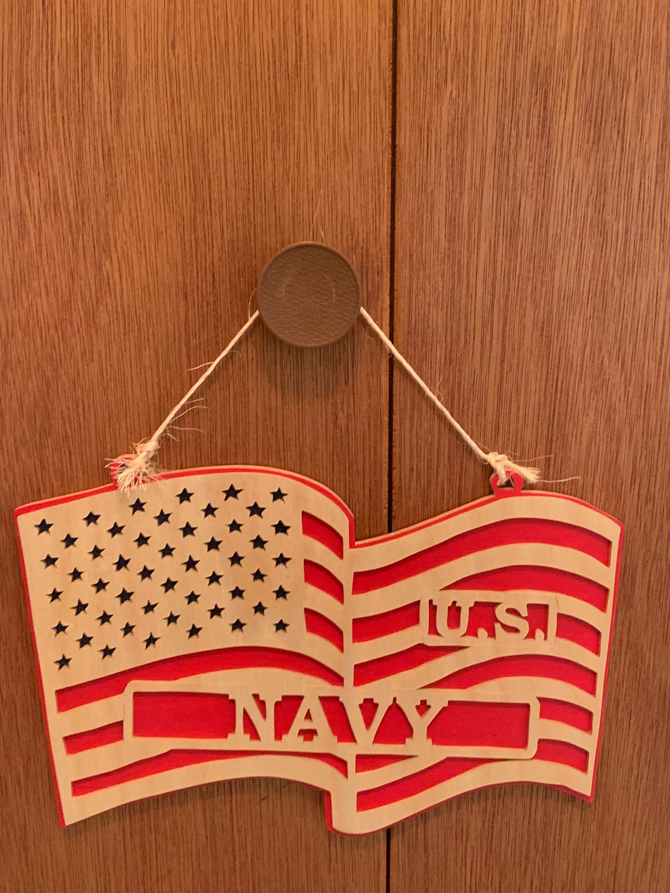 Scroll Saw Cut US NAVY Wall Hanging Flag - Etsy