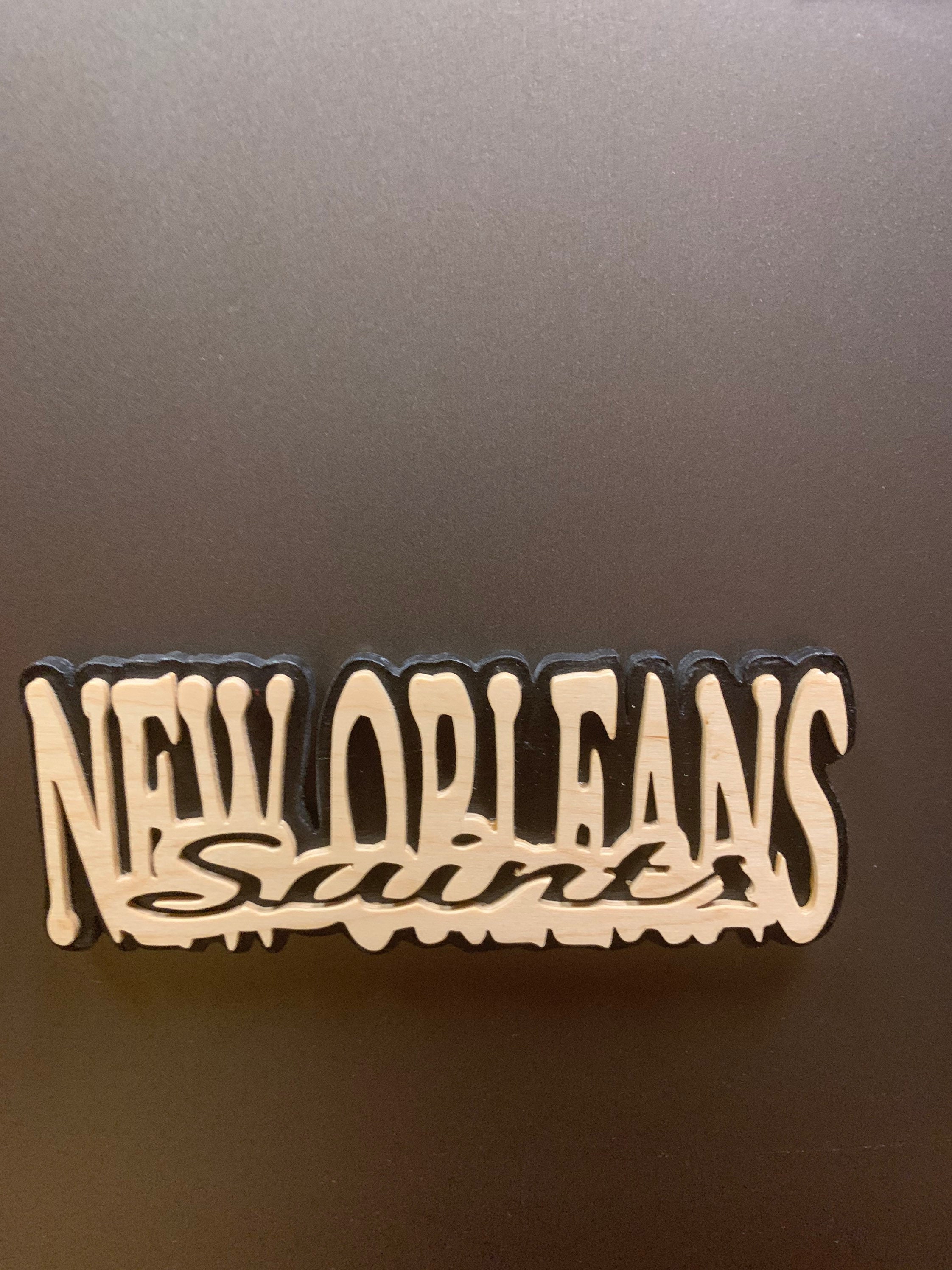 Scroll Saw Cut New Orleans Saints Refrigerator Magnet - Etsy