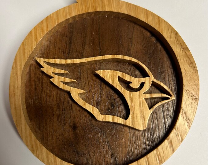 Arizona Cardinals Scroll Saw Cut Ornament - Etsy