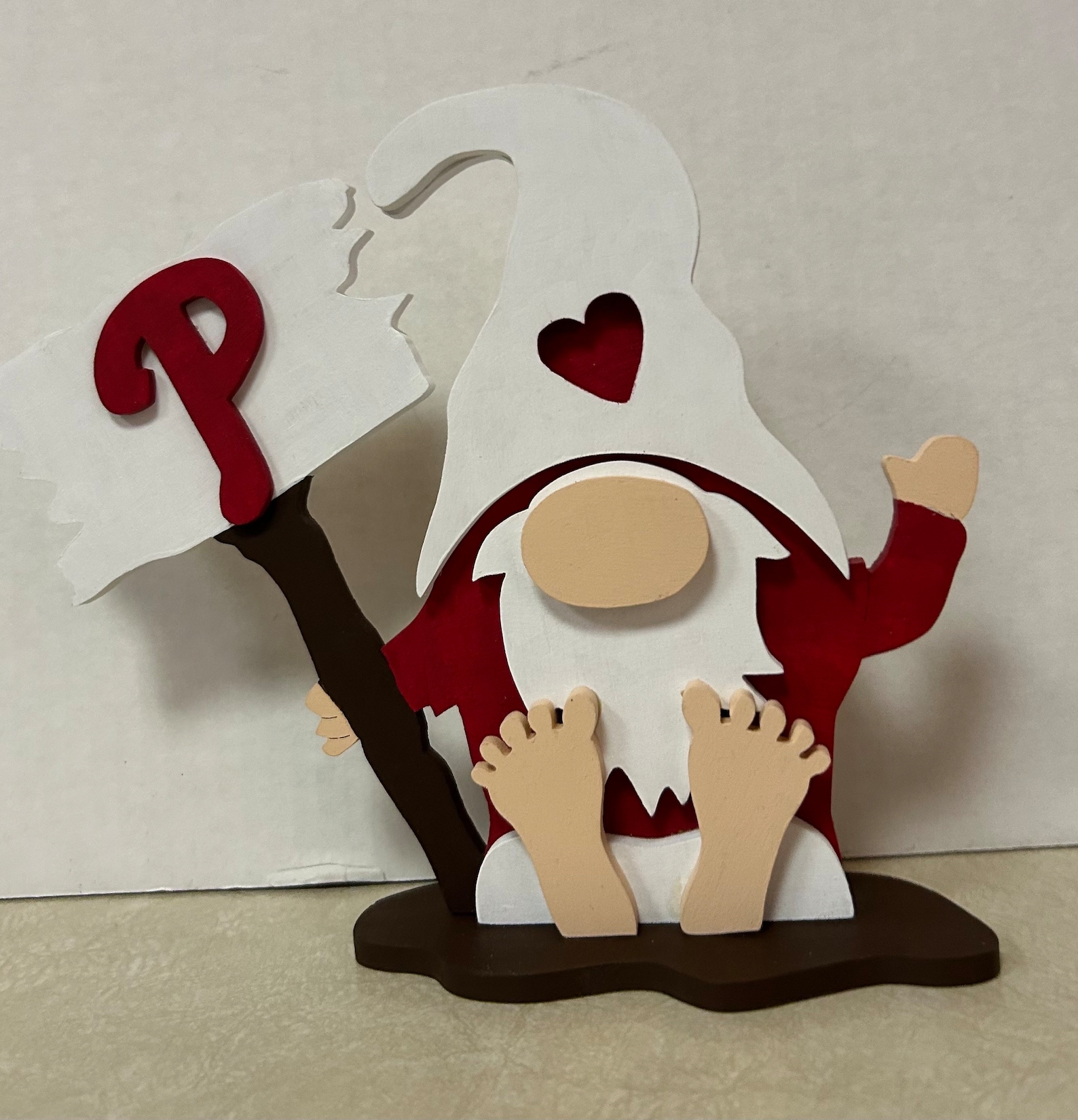 Philadelphia Phillies Gnome Scroll Saw Cut - Etsy