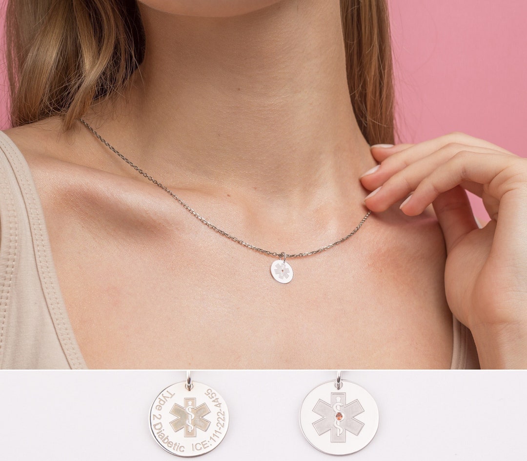 Diabetes Necklace, Diabetic Jewelry - Etsy