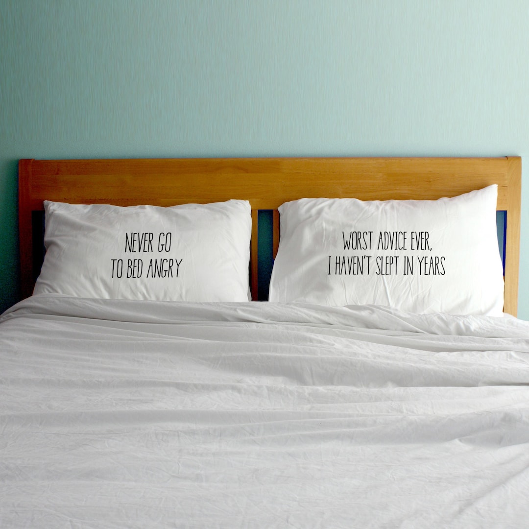 Funny Quote Pillowcase Set, Anniversary Gift for Couple - Etsy