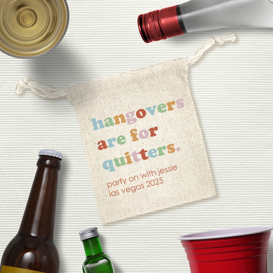 Girls Weekend Survival Kit, Customized Bag for Bachelorette Party, Fun ...