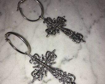 Stainless steel hoops | Etsy