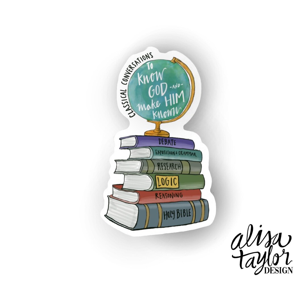 Classical Conversations, Vinyl Sticker, Waterproof, Hand Lettering ...