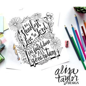 Coloring Pages, Coloring Book, Bible Study, Scripture Wall Art, Digital ...