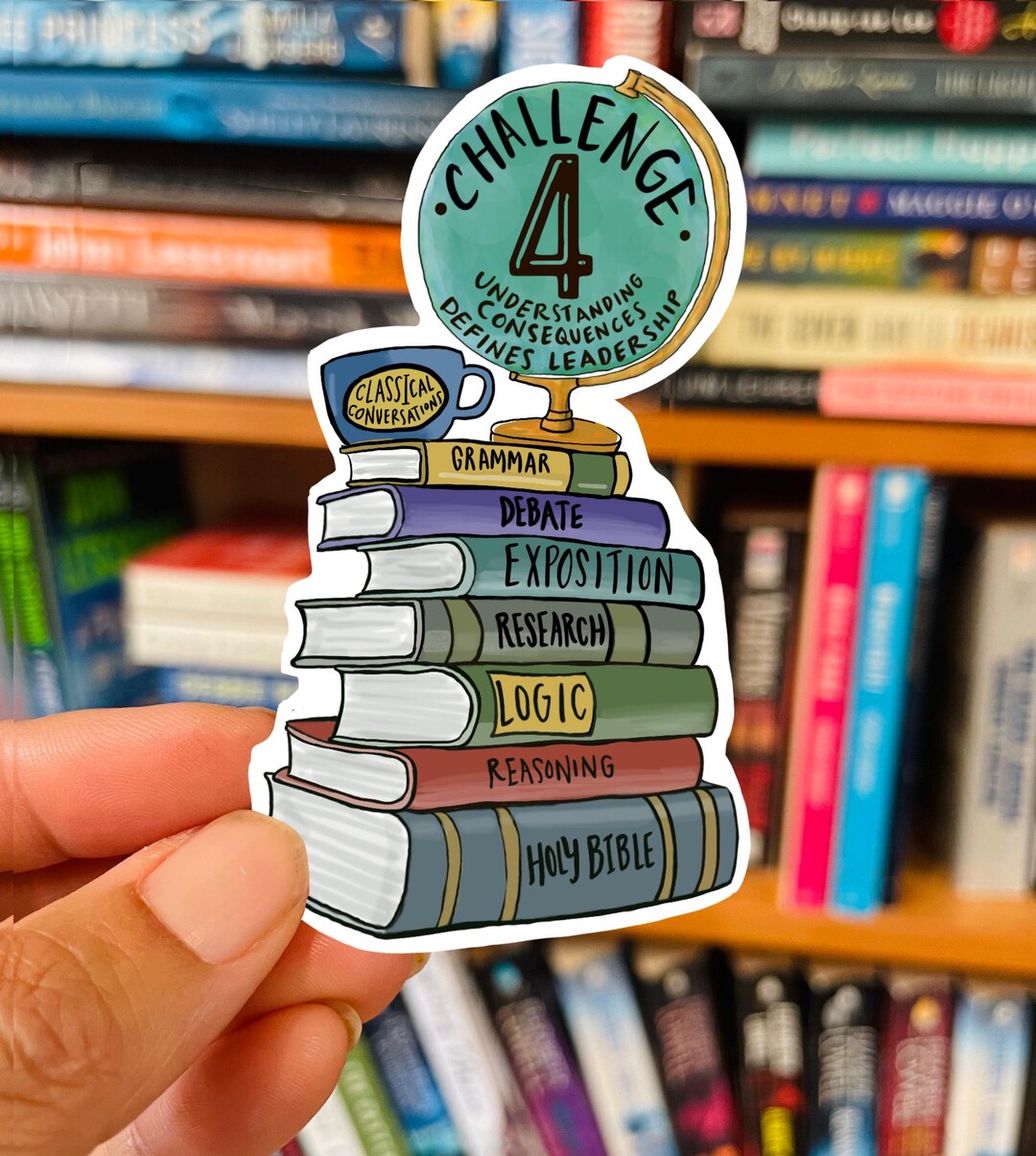 Classical Conversations Challenge 4 Sticker: Waterproof Student Gift - Etsy
