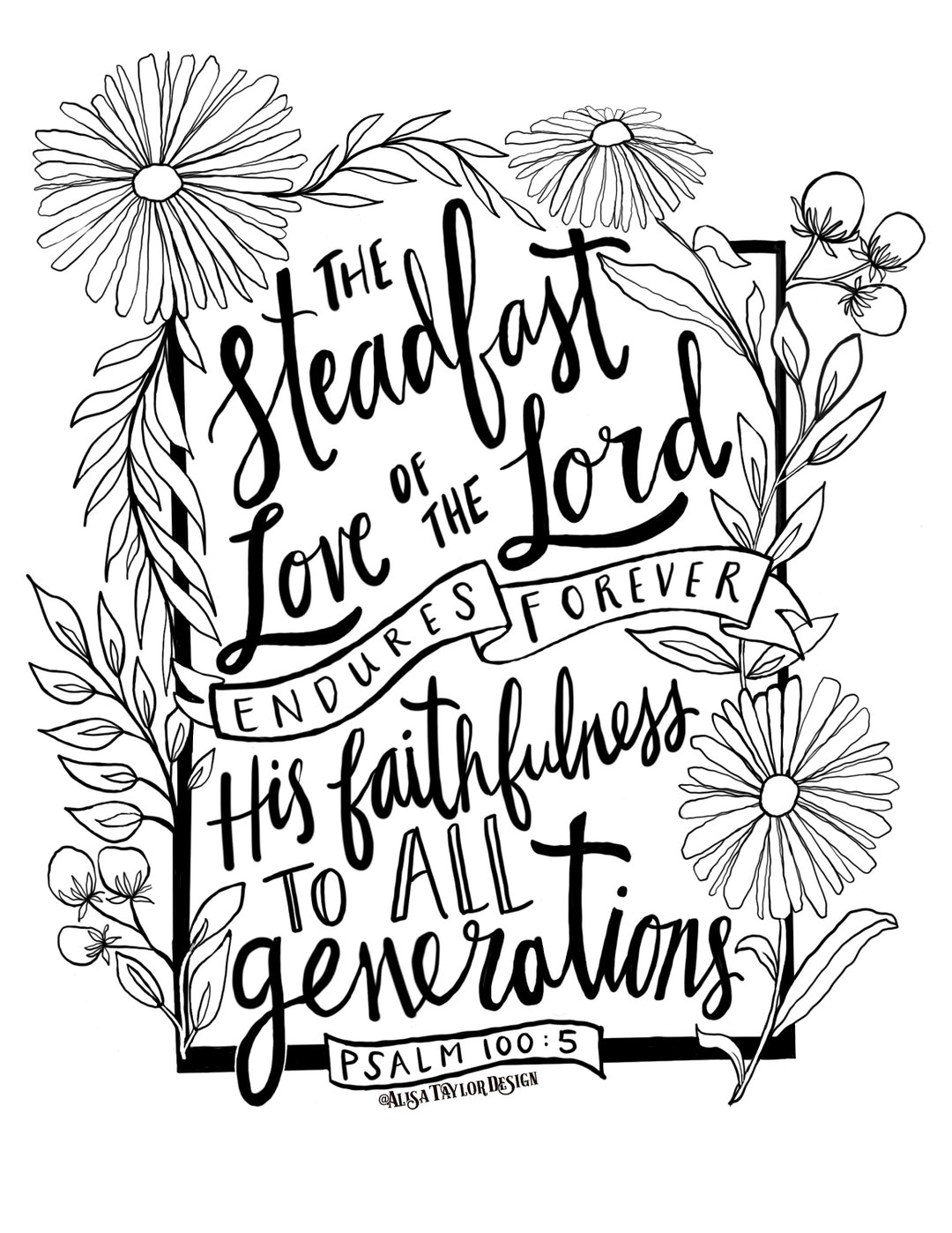 Coloring Pages, Coloring Book, Bible Study, Scripture Wall Art, Digital ...