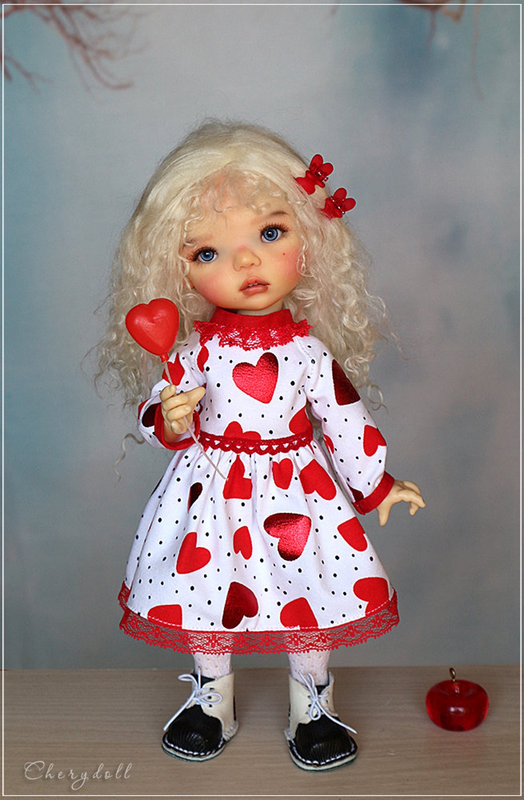 Dress for Meadow Dolls Size Dumplings Dolls 11 Inch 28 Cm / 1 Ps Dress ...