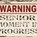 Senior Moment Wooden Box Sign - Etsy