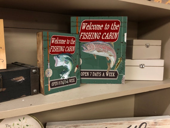 Vintage Fishing Signs - Etsy