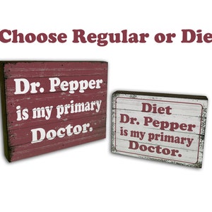 Vintage Dr. Pepper Sign - Wood Box Sign - Etsy