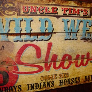Custom, Personalized Wood Sign. Rustic Barn Wood. Wild West Sign ...