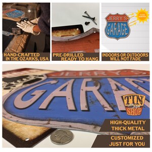 Vintage Gas and Oil Garage Signs. Real Metal - Etsy