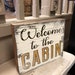 Vintage Welcome Wooden Sign - Etsy