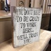 Vintage Crazy Wooden Box Sign - Etsy