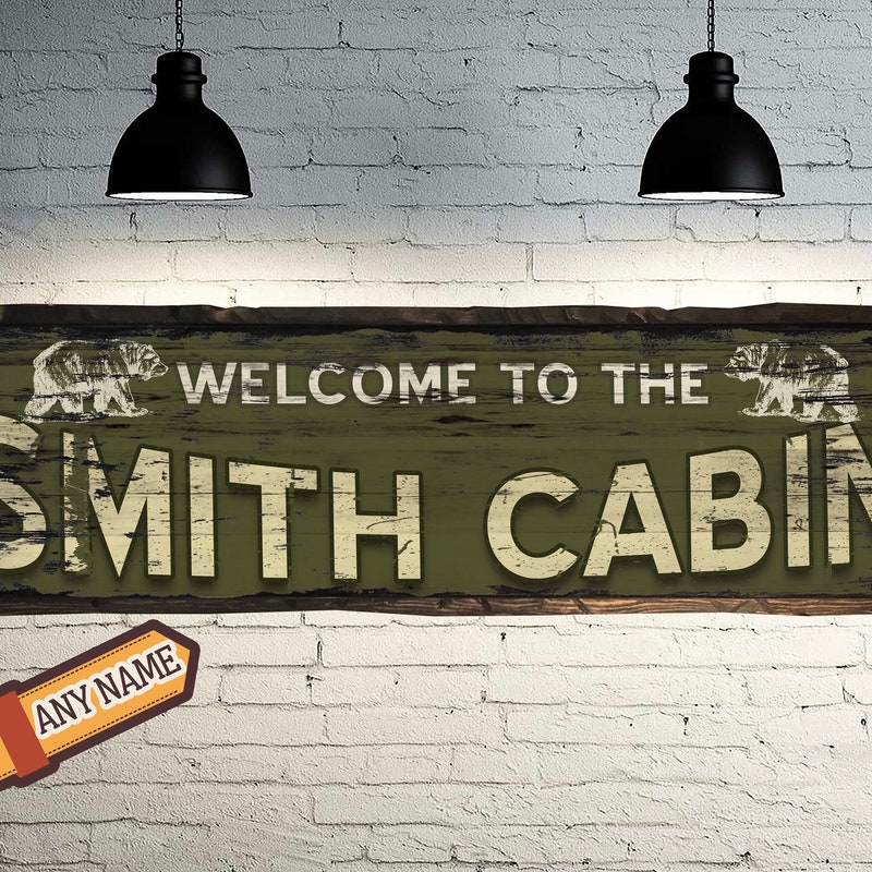 Custom Cabin Signs - Etsy