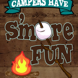 Vintage S'more Fun Wooden Box Sign - Etsy