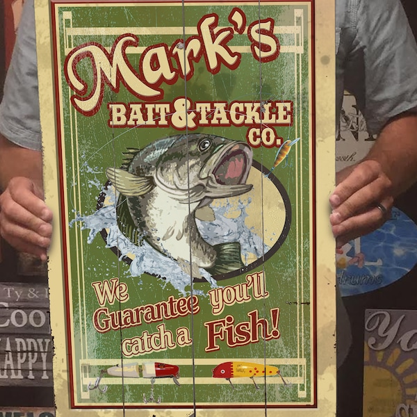 Fishing Signs - Etsy