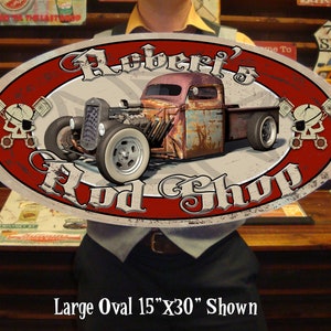 Custom Rat Rod Sign - on Vintage Metal!!! - Etsy
