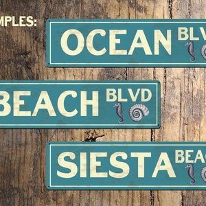 Custom BEACH Sign - Road Sign - Etsy