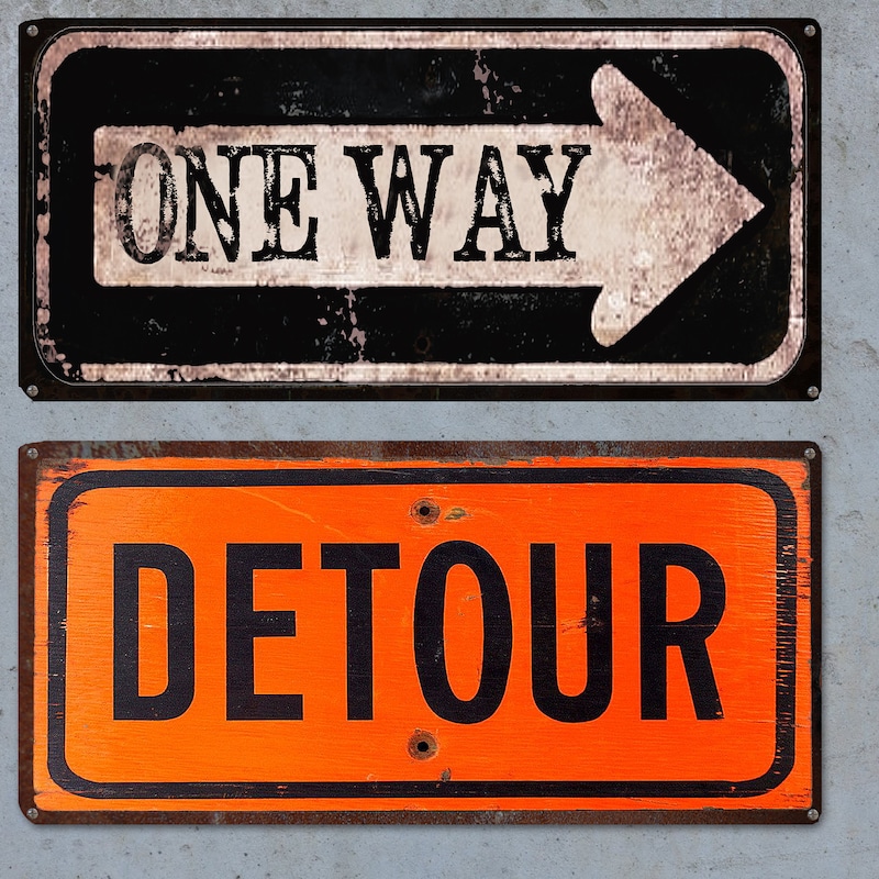 Vintage Traffic Sign - Etsy