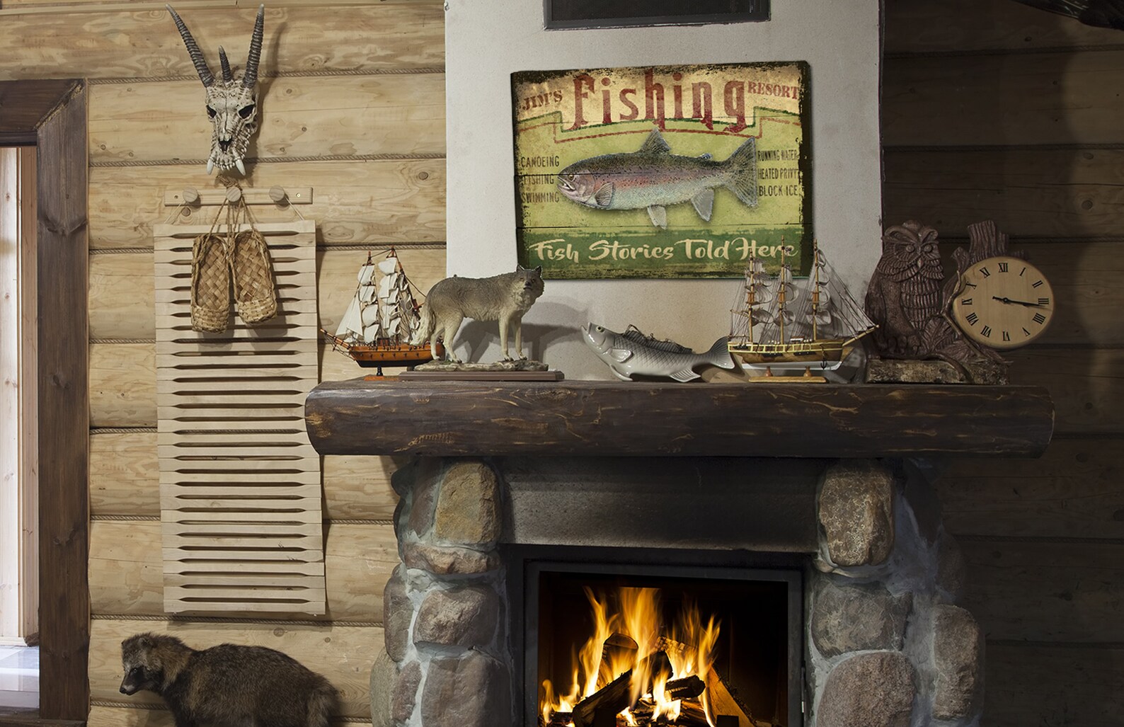 Custom Fishing Resort Sign for Your Lodge or Cabin - Etsy