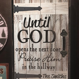 Praise Him in the Hallway - Christian Wood Sign - Etsy