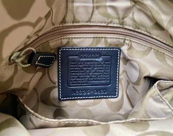 Vintage COACH 9480 Soho Black Leather Shoulder Bag Pu… - Gem