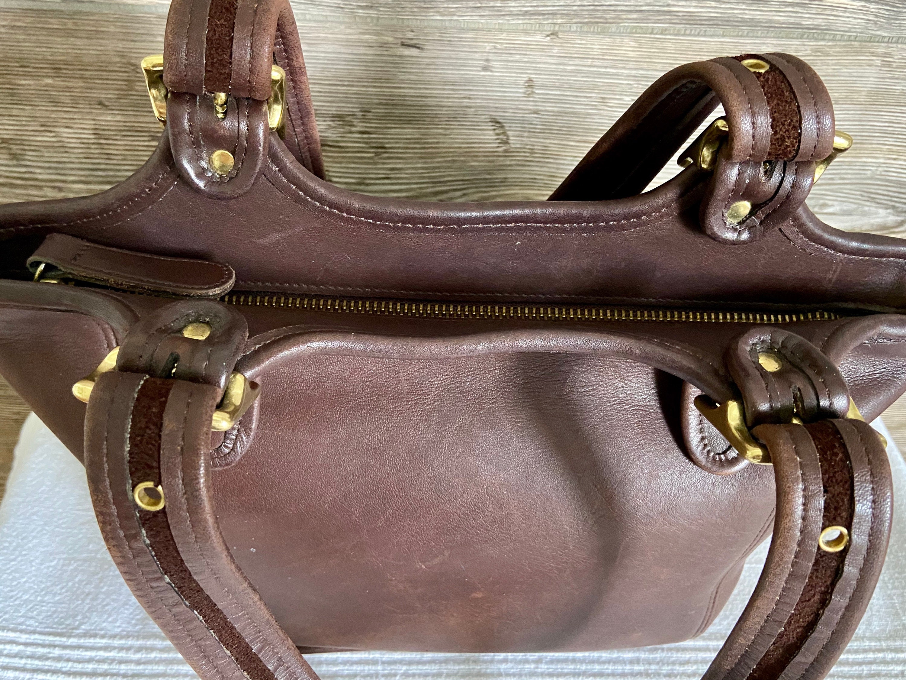 Vintage COACH 9086 Brown Leather Legacy Bucket Style Shoulder | Etsy