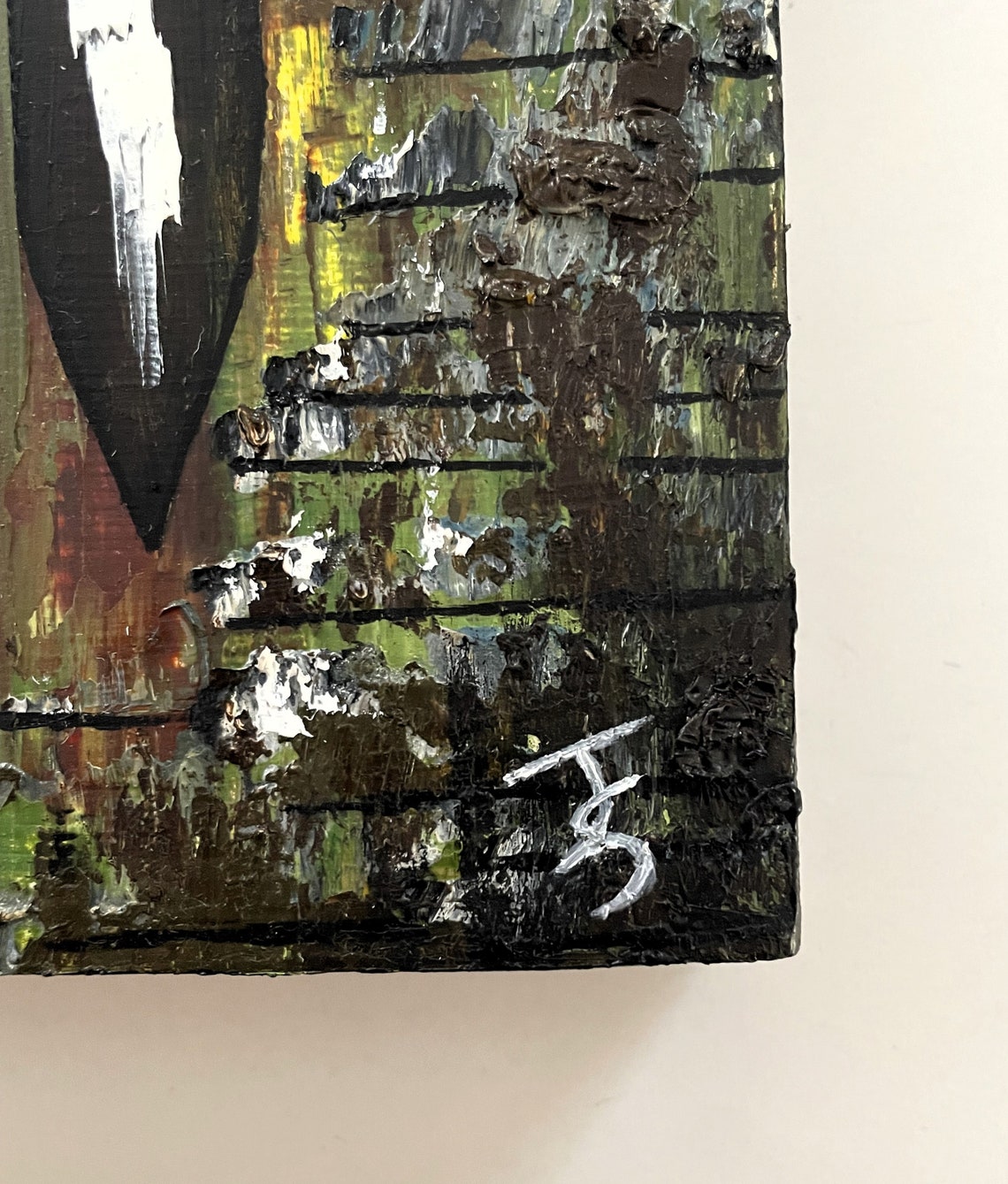 Expedition - Abstract Oil Painting on Wood - Joanne Stowell - Etsy