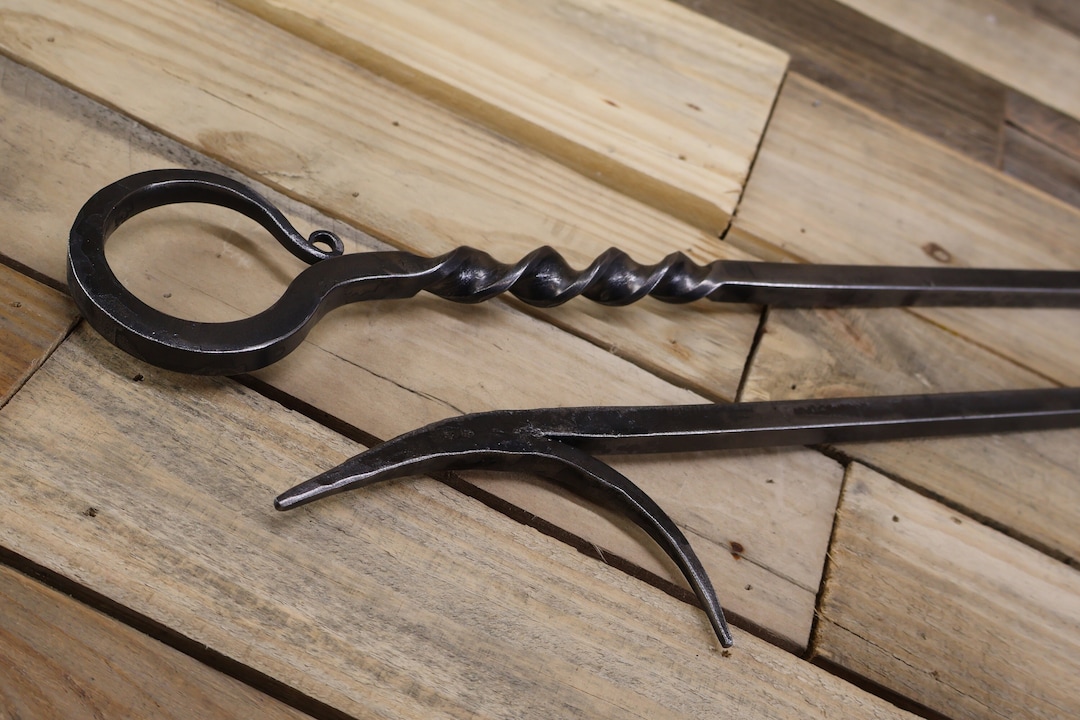 Hand Forged Fire Poker - Etsy