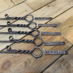 10 Hand Forged Roasting Sticks - Etsy