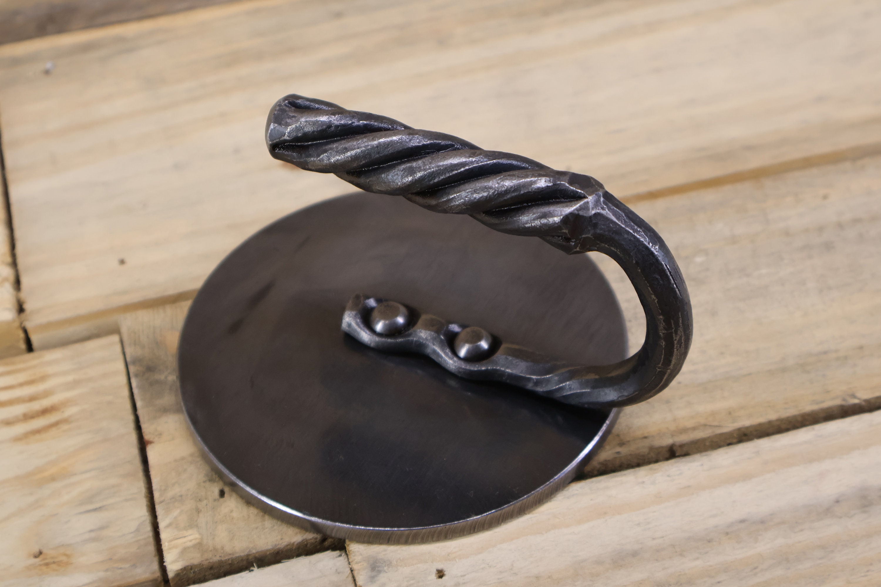 Hand Forged Burger Press - Etsy