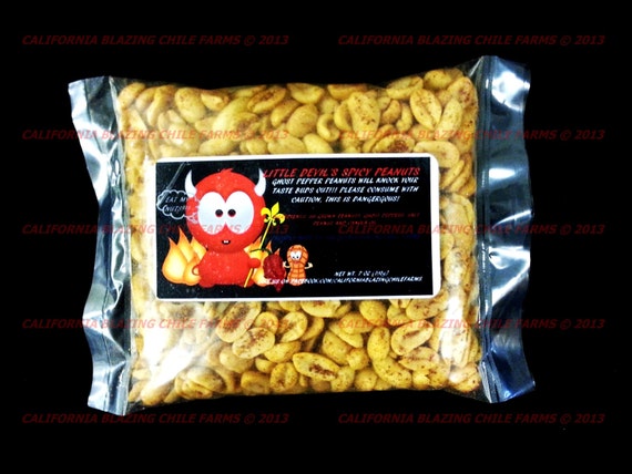 Ghost Pepper Peanuts Smokey Hot and Tantalizingly Spicy. 7oz - Etsy